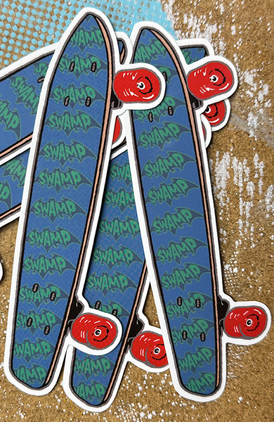 "SKATEBOARD" STICKER – SWAMPCO